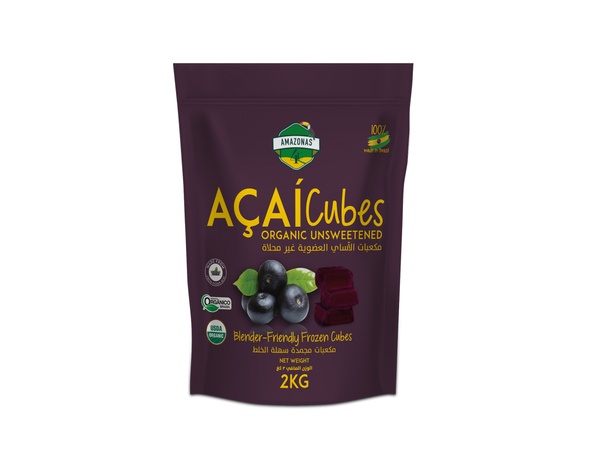 Açaí Cubes Organic Unsweetened (2Kg) - Amazonas 4U